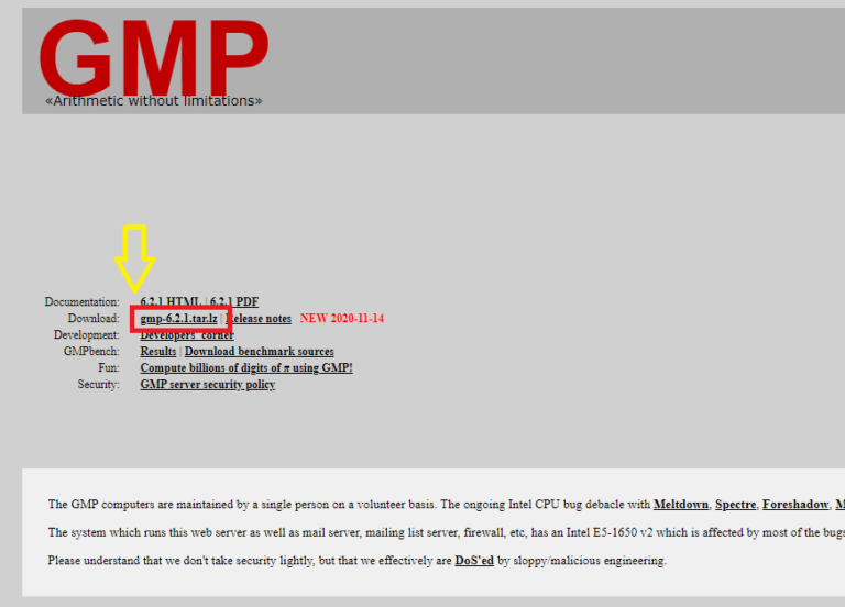 GMP ライブラリをソースコードからインストールする - プロひろ